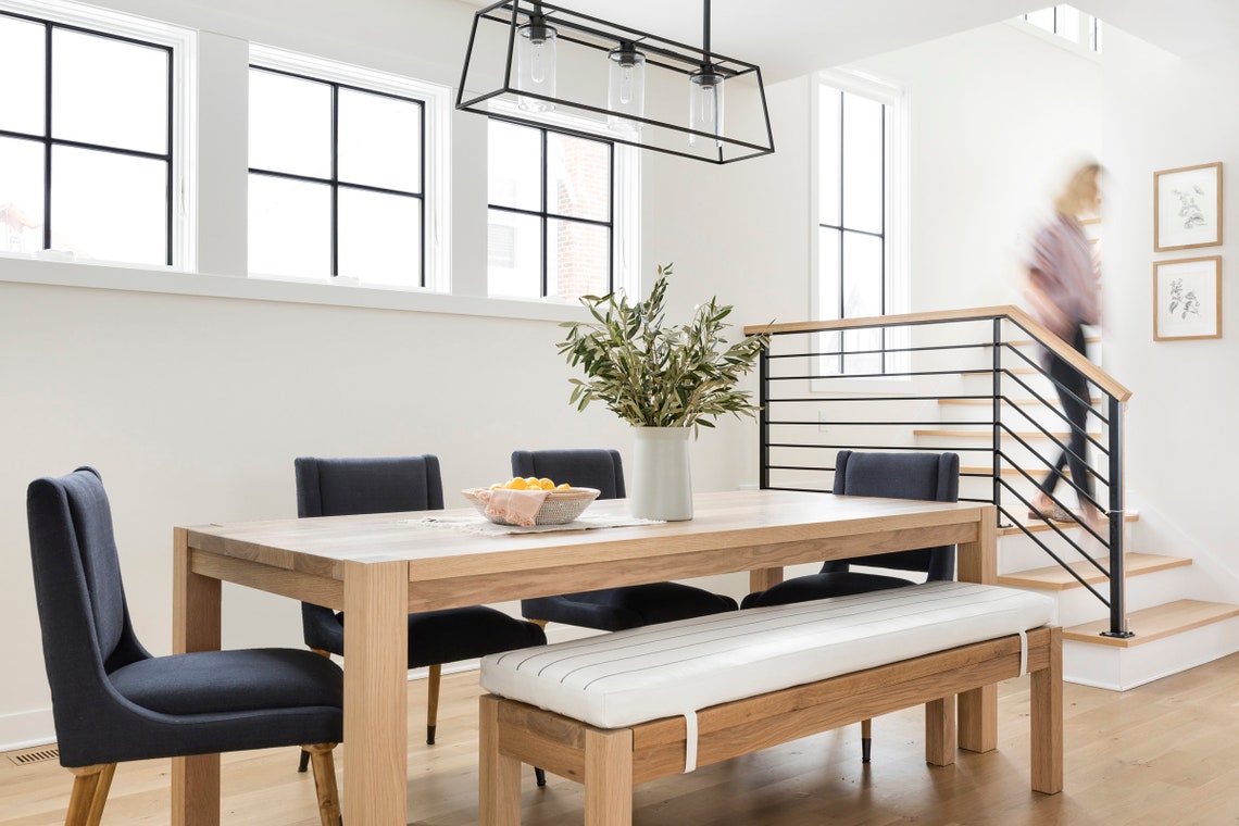 Parsons Dining Table White Oak - Etsy