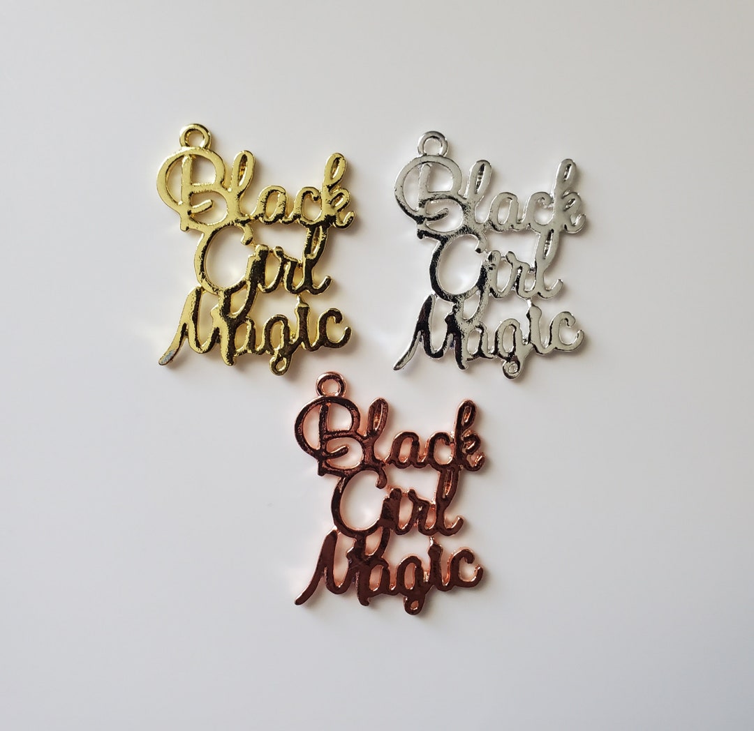 Black Girl Magic/queen Charms - Etsy