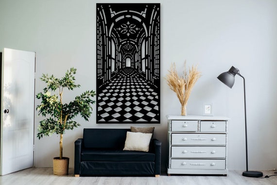 Panel Cut Svg Dxf File Wall Sticker Pdf Silhouette Template | Etsy