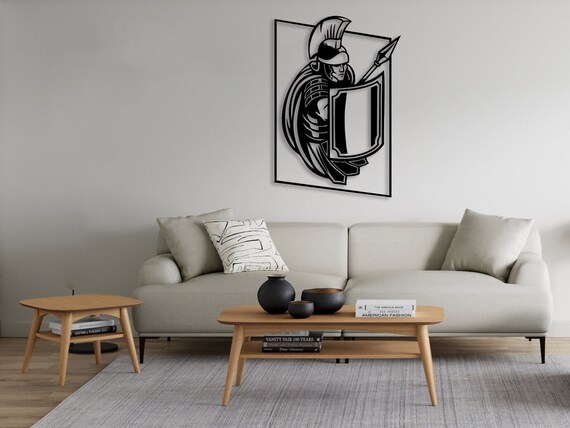 Roman Soldier Cut Svg Dxf File Wall Sticker Pdf Silhouette | Etsy