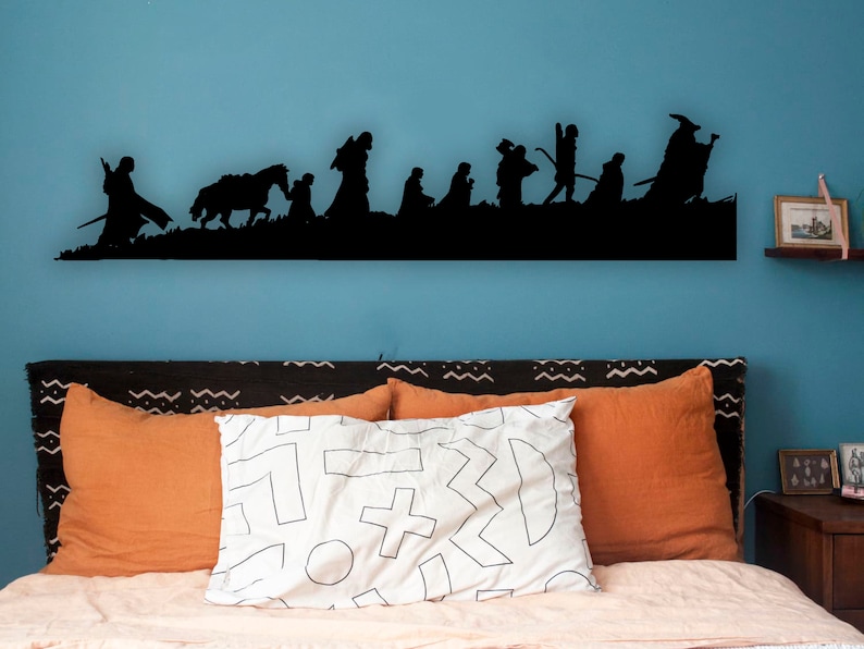 LOTR Characters Cut Svg Dxf File Wall Sticker Pdf Silhouette - Etsy
