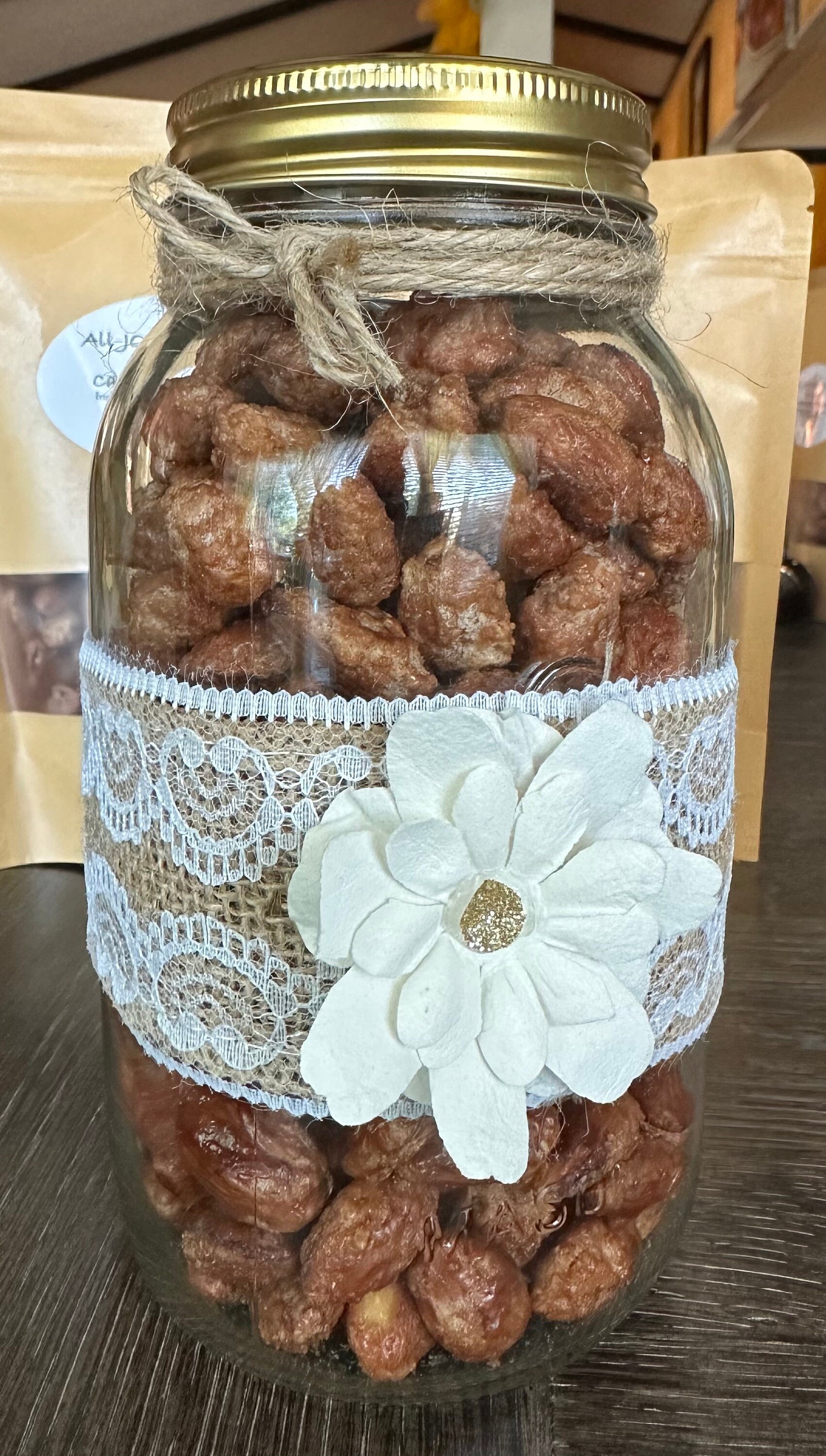 Caramelized Almond Jar - Etsy