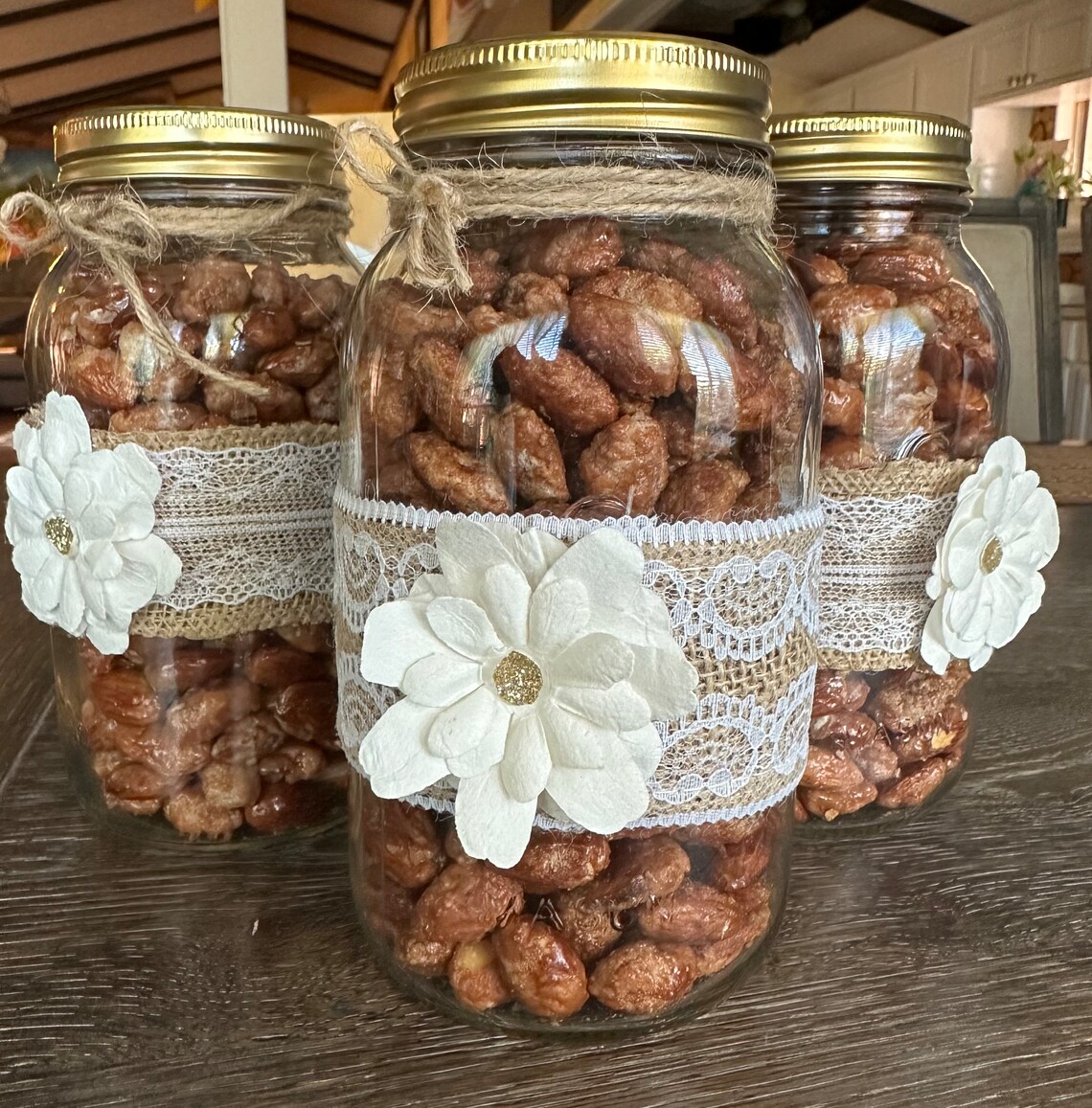 Caramelized Almond Jar - Etsy