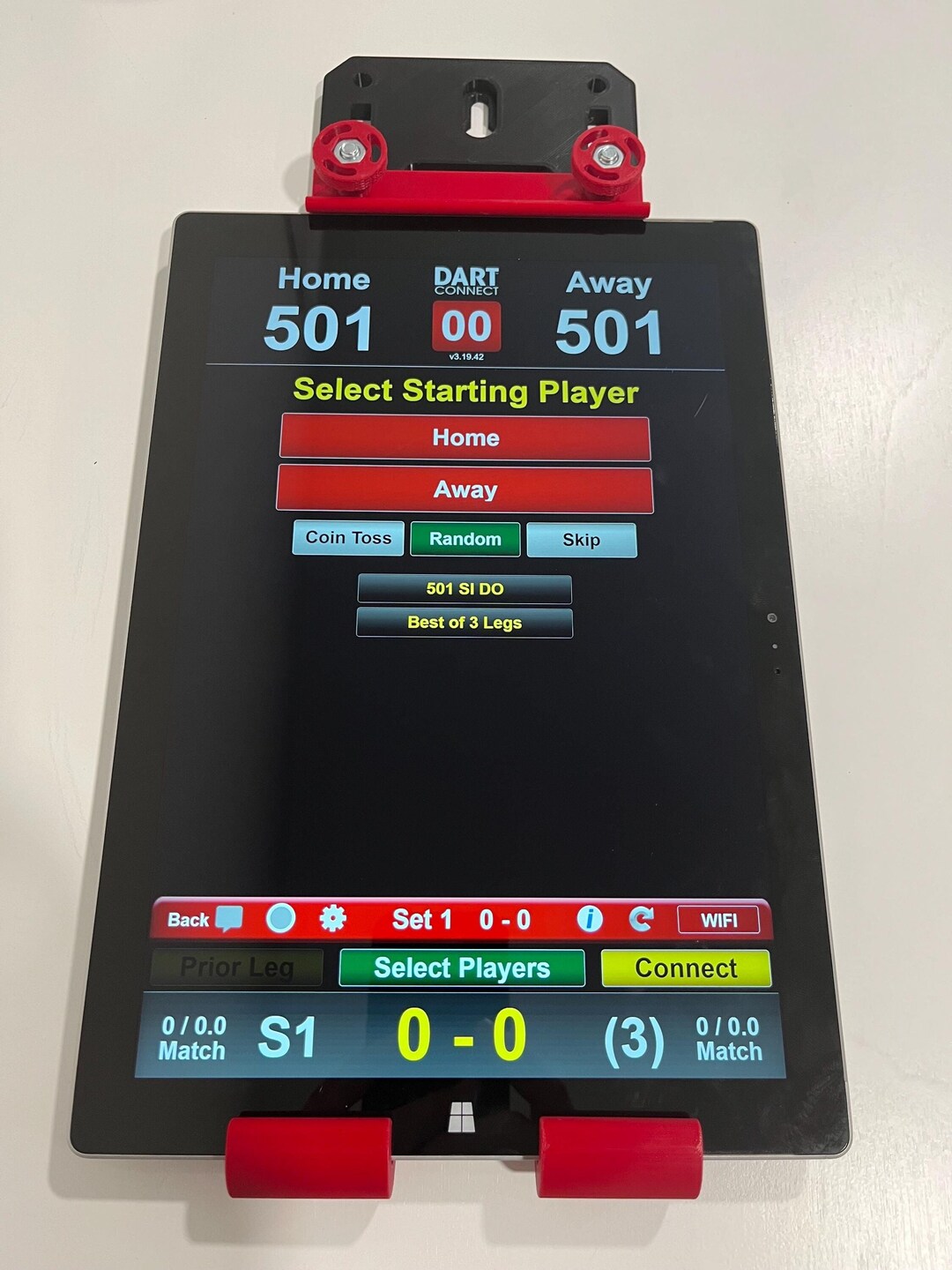 Darts Scoring Tablet Holder in Team Colors - Wall Tablet Holder - Etsy