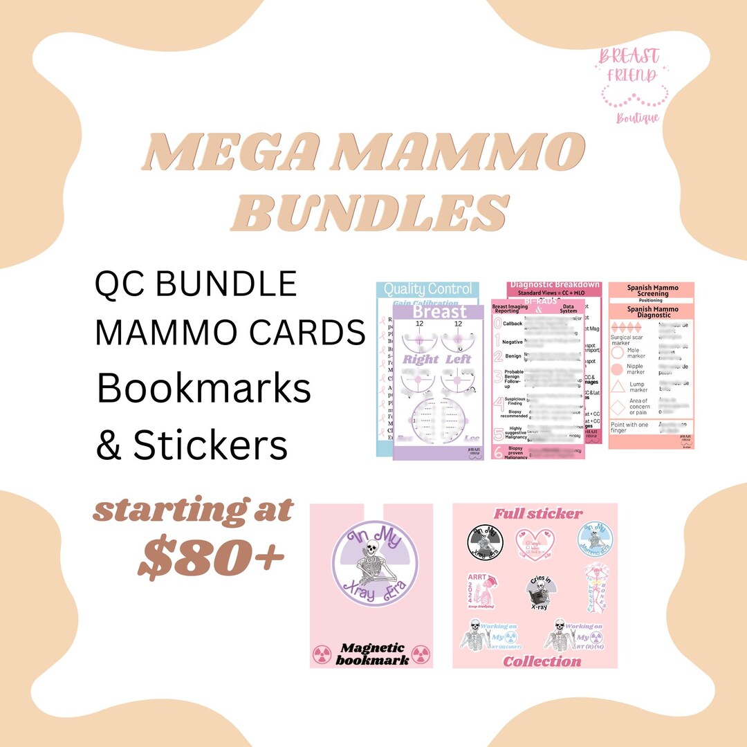 Mega Mammo Bundle | Handmade Stickers, Bookmarks & Cards - Etsy