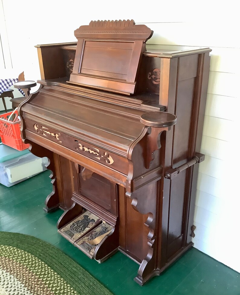 1890-1900 Antique Pump Organ by Chicago Cottage Organ Co. Beautiful ...