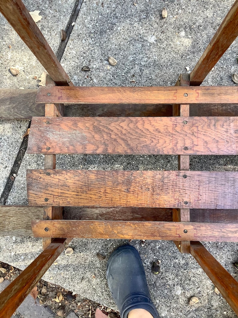Dog Sled - 6 Ft. Oak Freight Sled - Nice Condition - Handmade 1950-60's ...