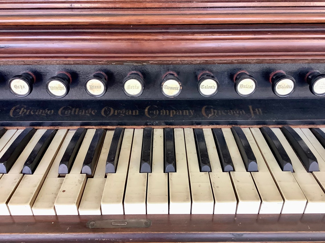1890-1900 Antique Pump Organ by Chicago Cottage Organ Co. Beautiful. Original. - Etsy