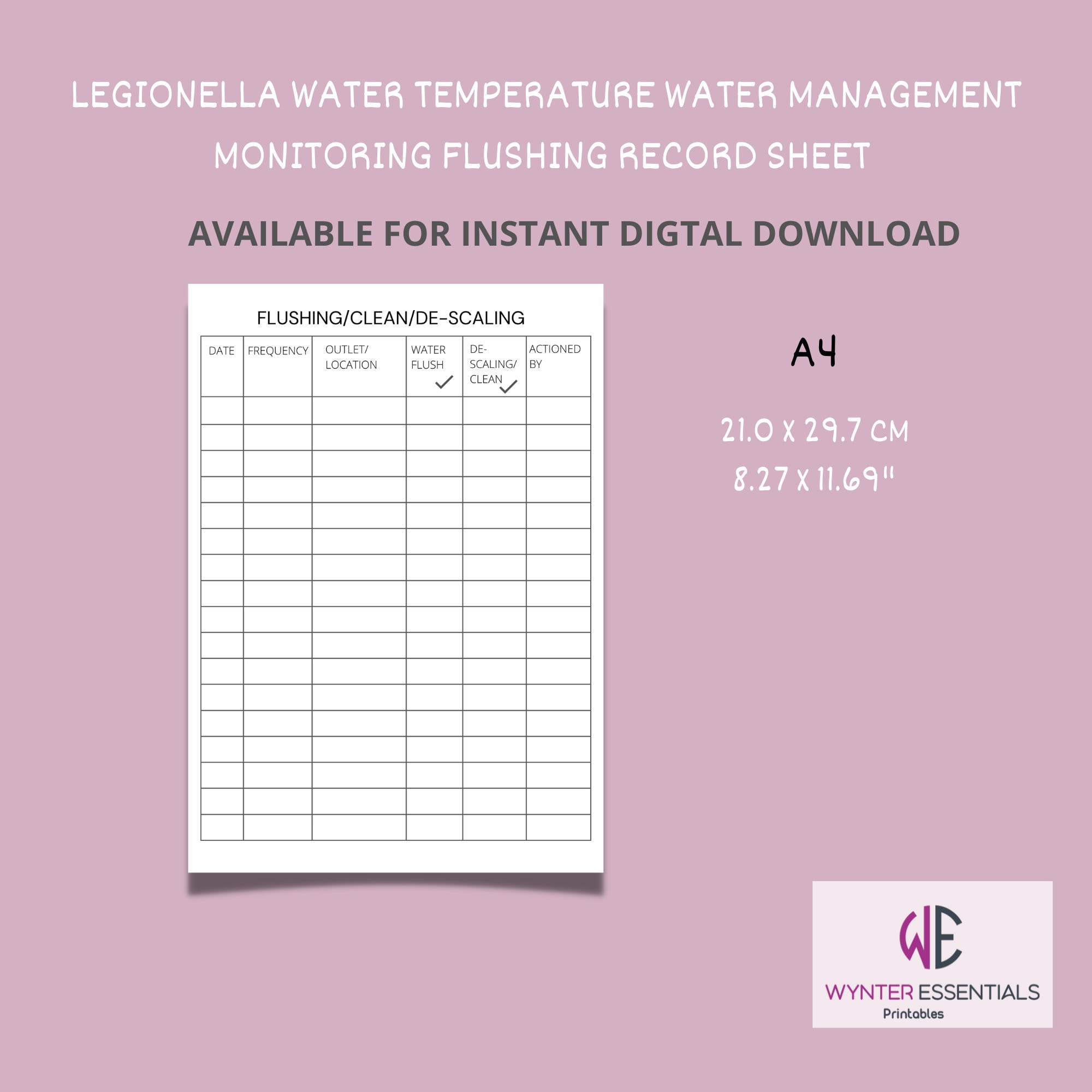 Legionella Water Temperature Water Management Monitoring Flushing ...