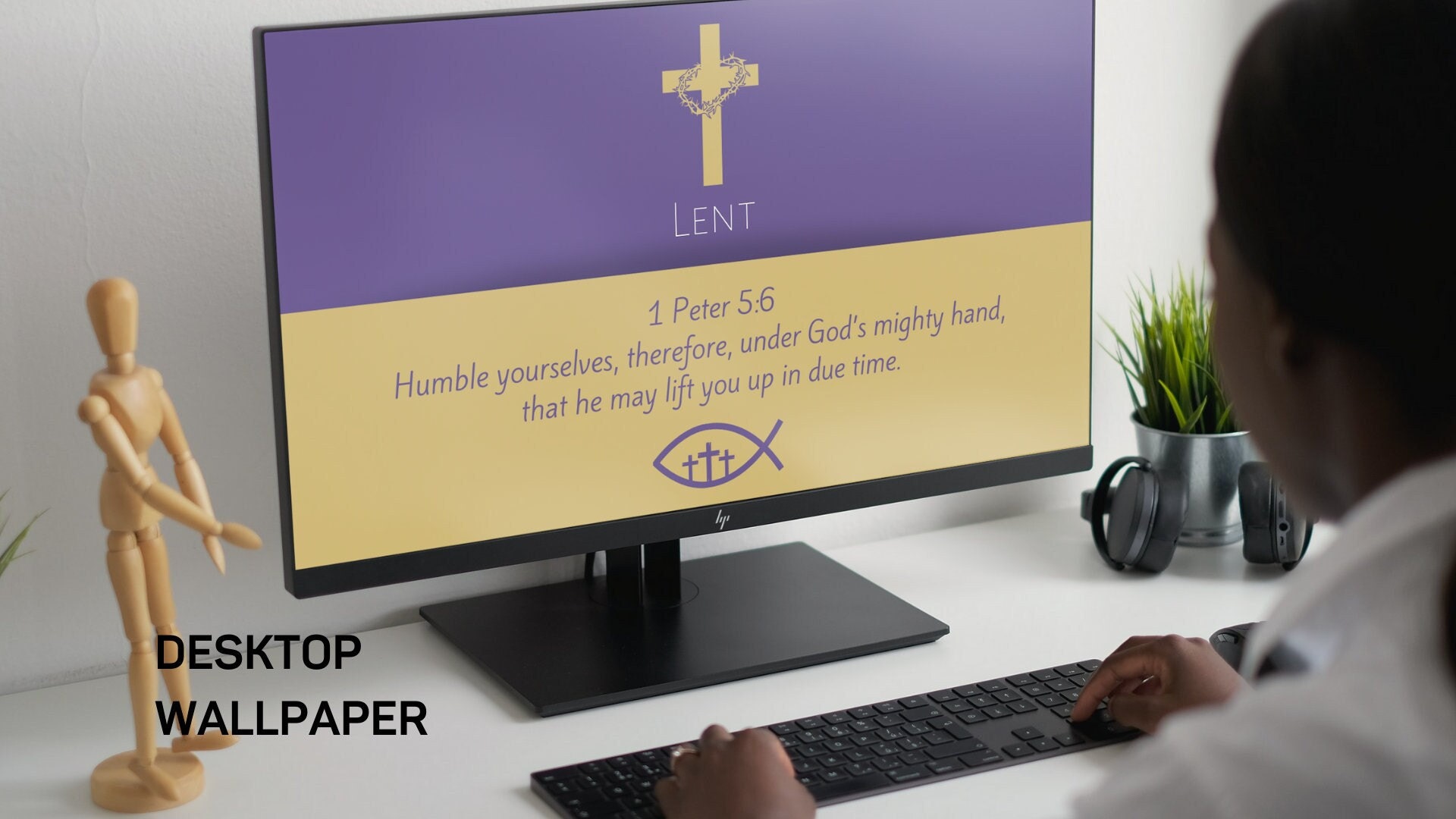Christian Lent Themed Desktop Wallpaper/screensaver Digital Download ...