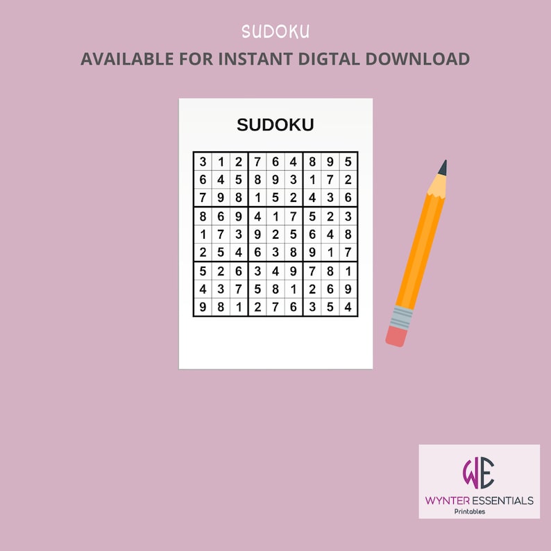 Sudoku Puzzle Sudoku Games Sudoku Blank Sudoku Puzzle Sudoku Puzzles Easy to Medium Easy Sudoku ...