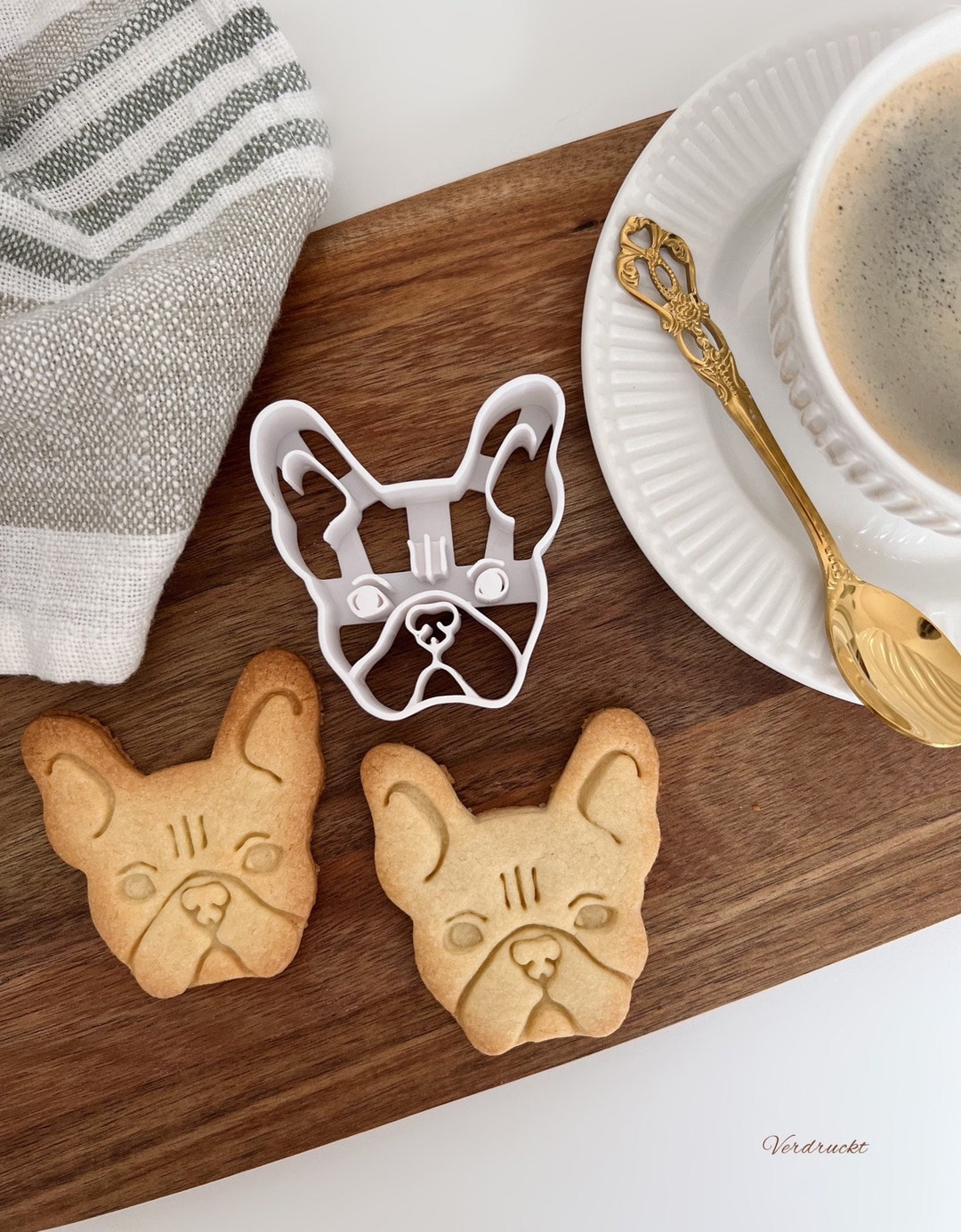 French Bulldog Cookie Cutter | Frenchie | Dog | Frenchie Cookie Cutter ...
