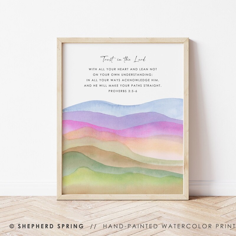 Proverbs 3 5 6 - Etsy