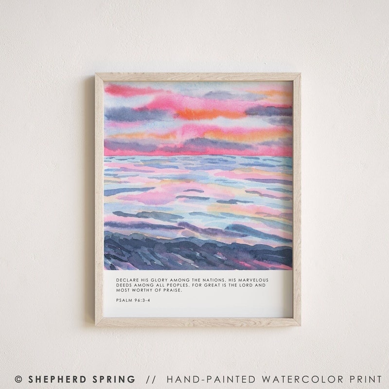 Watercolor Bible - Etsy
