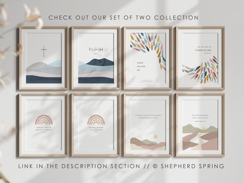 Christian Wall Art Great Scripture Christian Art Print Great - Etsy