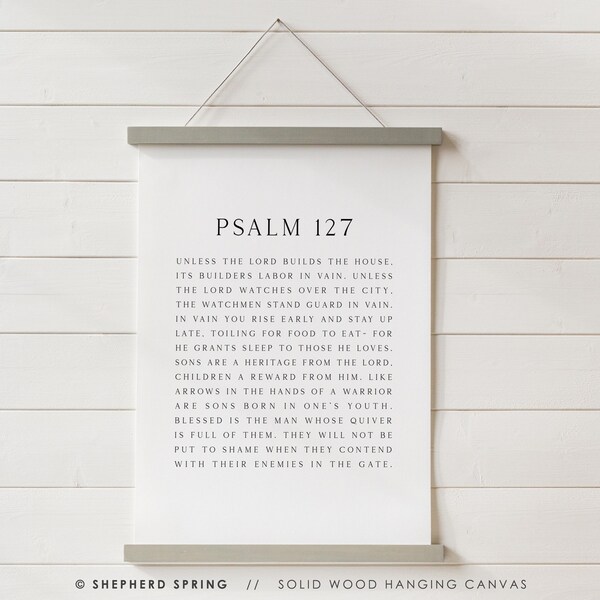 Psalm 127 - Etsy