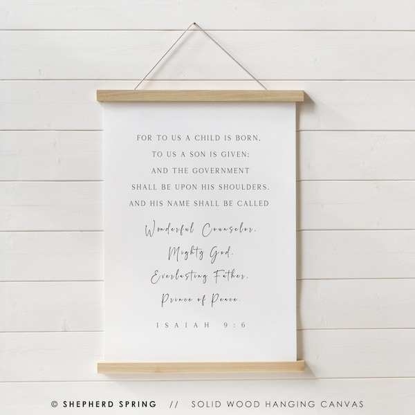 Isaiah 9 6 - Etsy