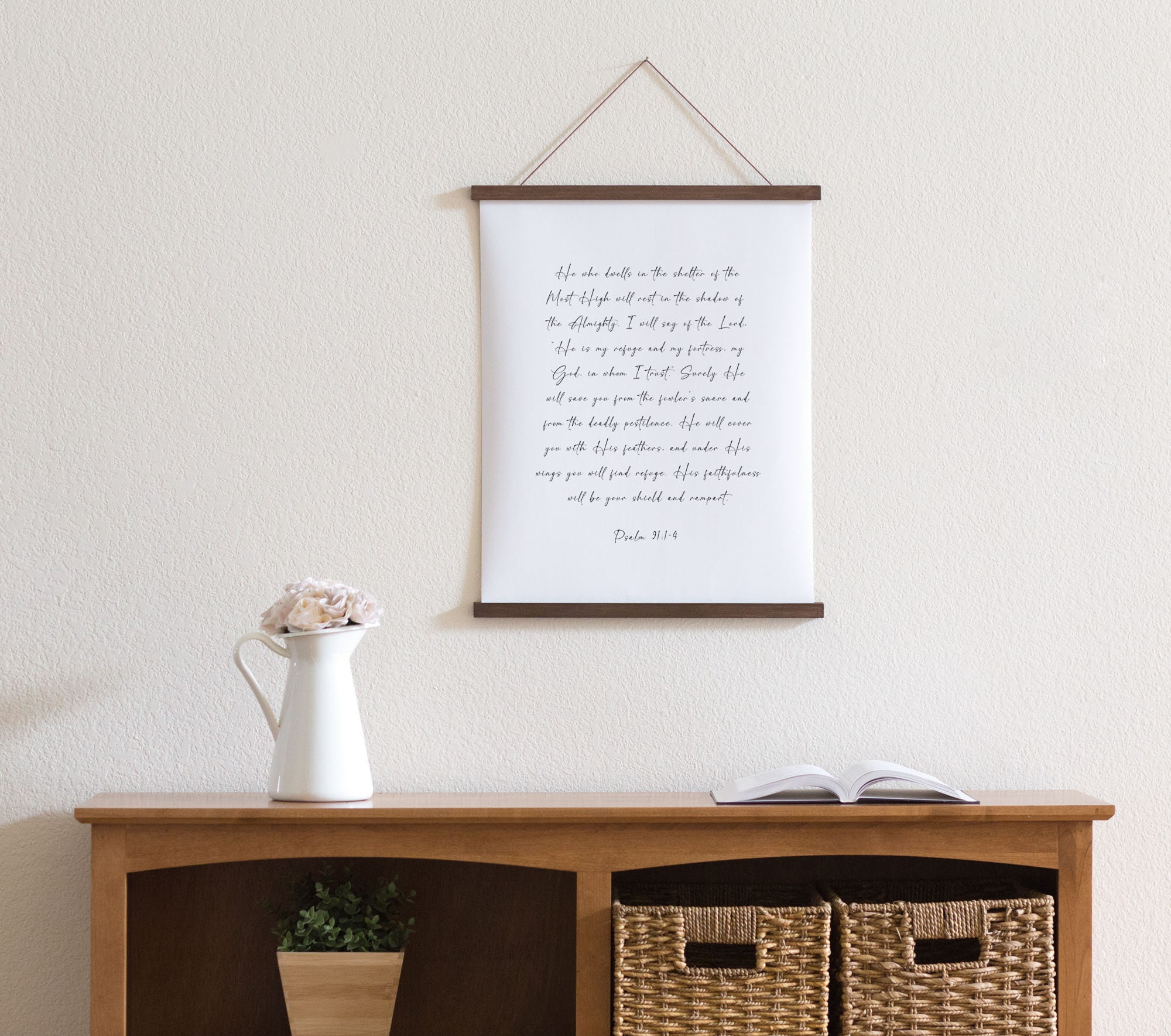 Custom Bible Verse Sign Hanging Canvas Custom Scripture Canvas - Etsy