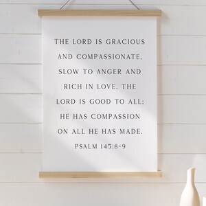 The Lord is Gracious and Compassionate - Psalm 145:8-9, Bible Verse ...