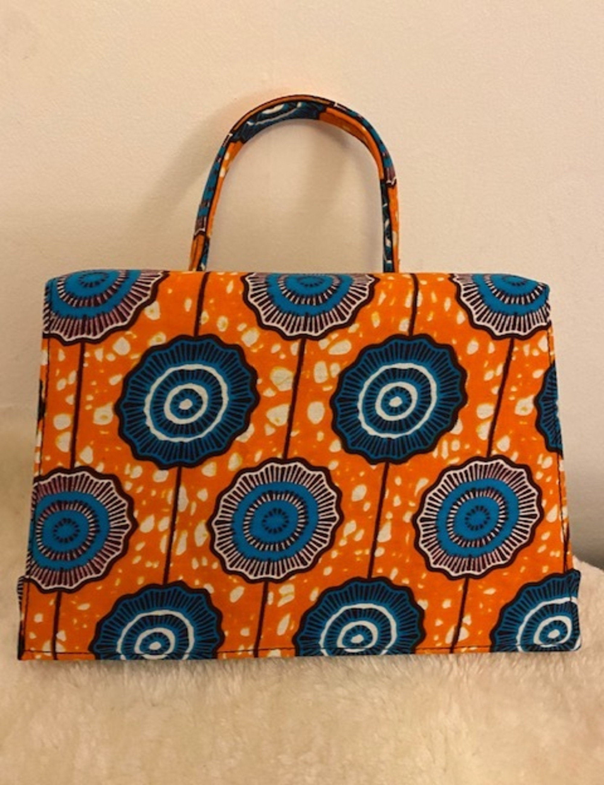 Mini Single Handle African Print Handbag/ Handmade African Ankara ...