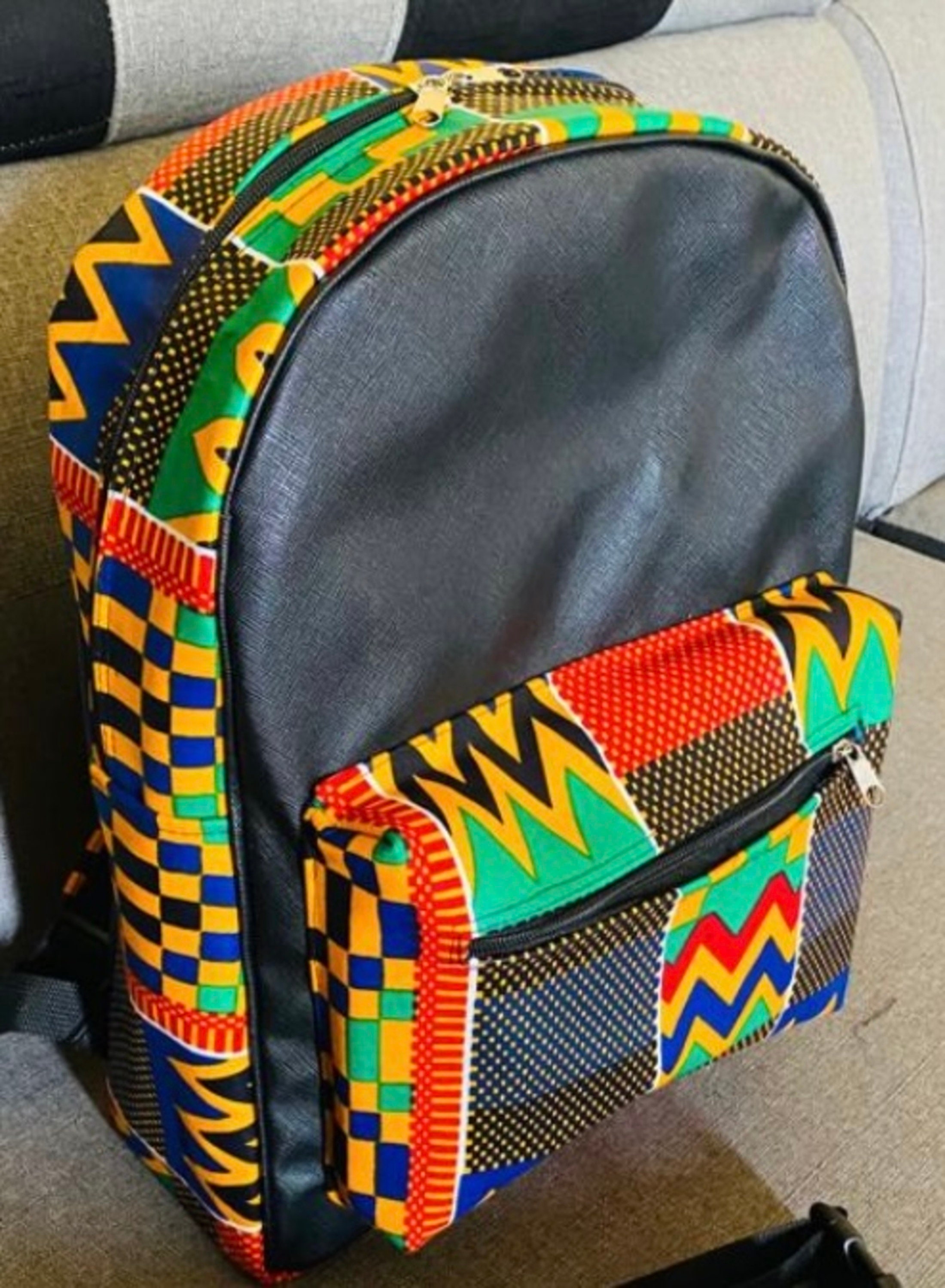 African Print Bag, Ankara Backpack, Handmade Backpack - Etsy
