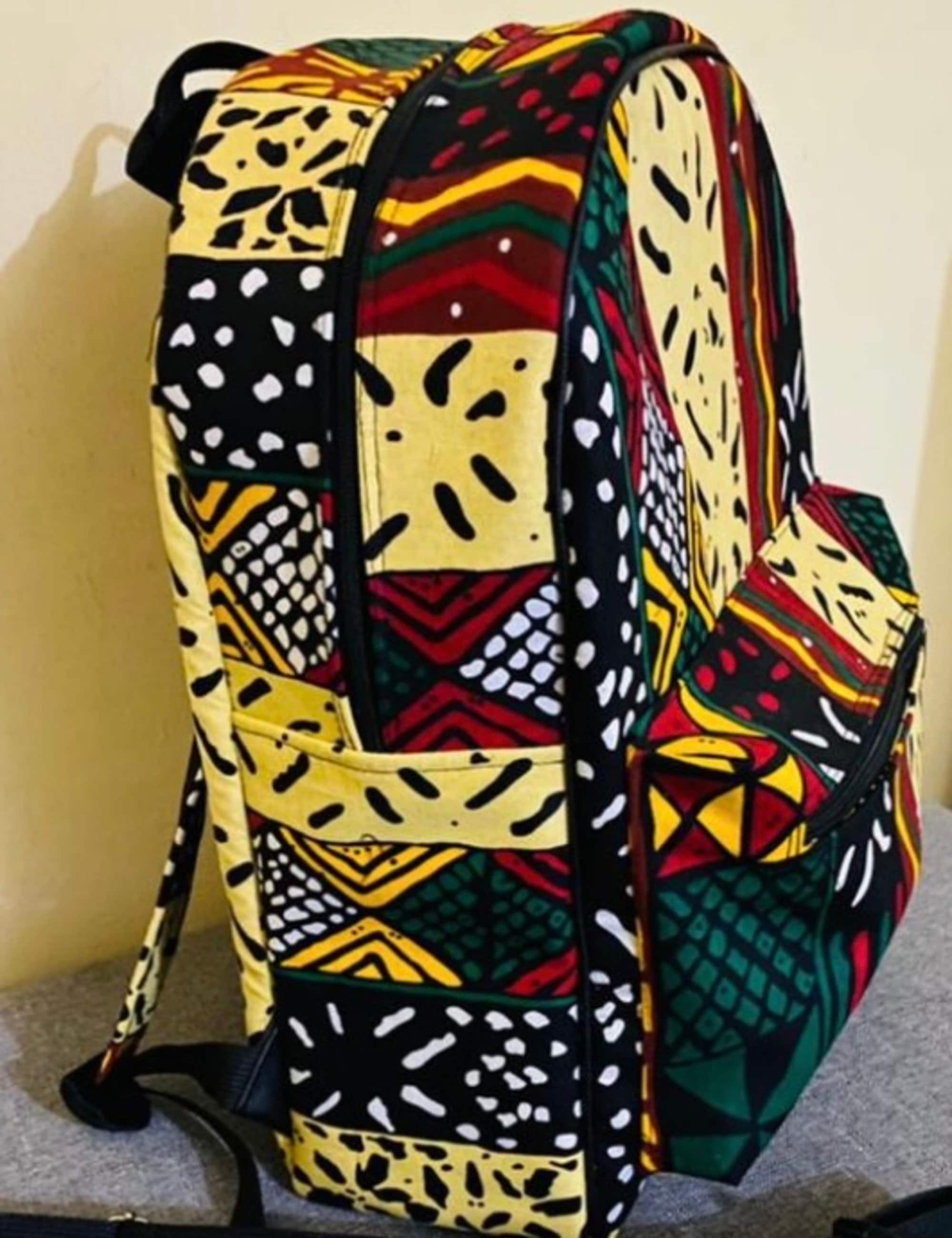 African Print Bag, Ankara Backpack, Handmade Backpack - Etsy