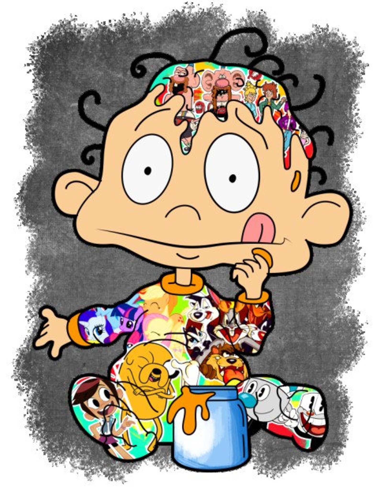 Dill Vintage Cartoon 80's Baby 90's Baby Classic - Etsy