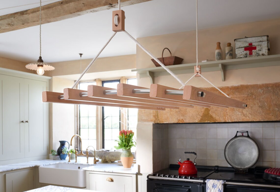 Pulley Maid Modern St Erth Clothes Airer | Traditional Ceiling Hanging ...