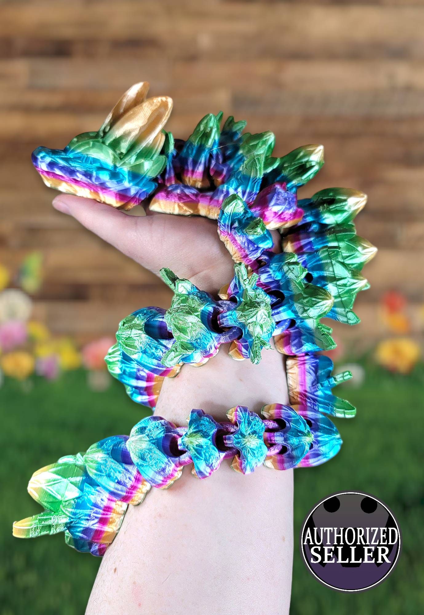 3d Printed Articulated Easter Dragon as Seen on Tiktok, Dragon Fidget ...