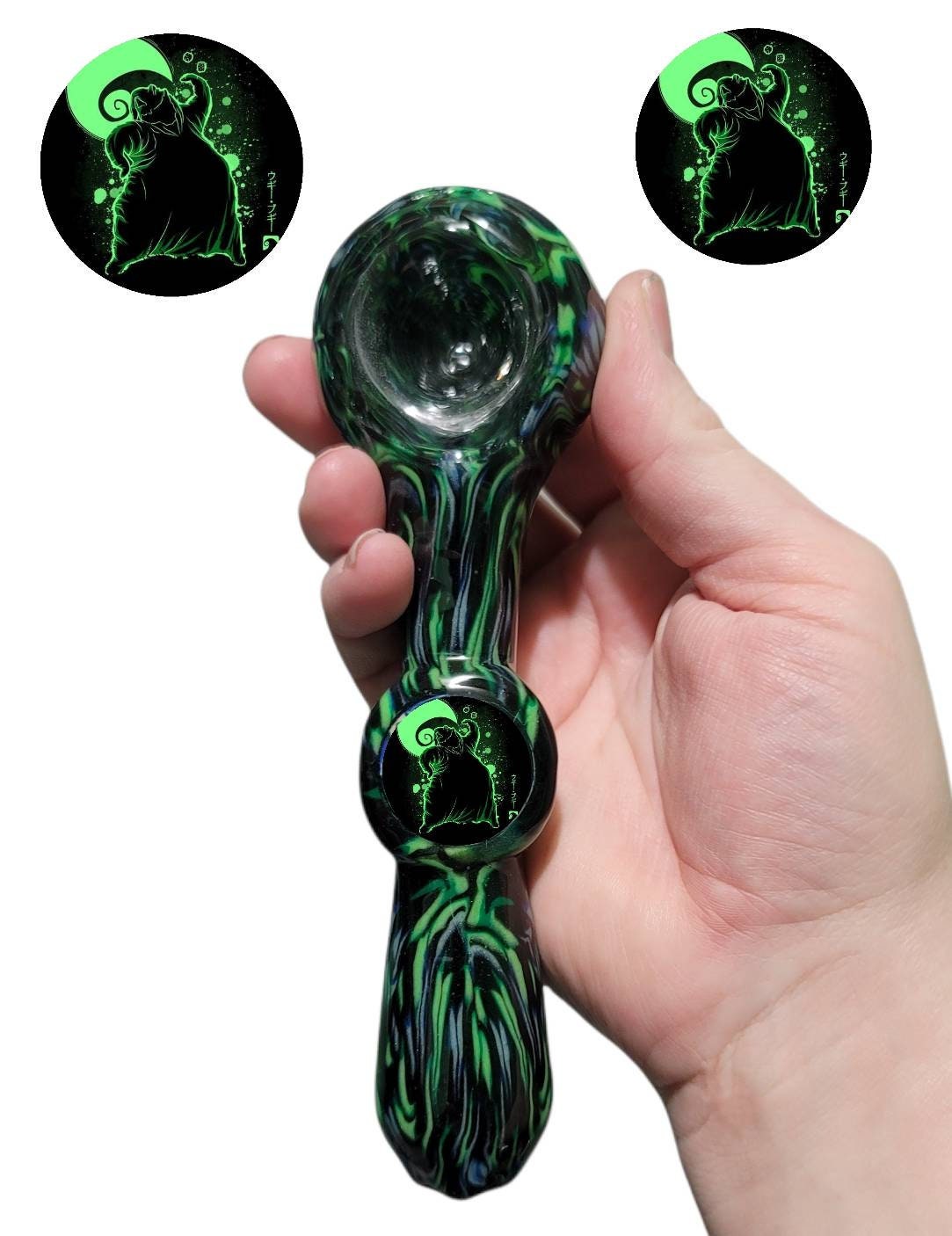 Custom Oogie Boogie Smoking Pipe, Clay Pipe, Girly Pipes, Glass Smoking ...