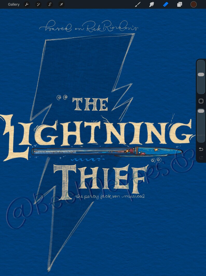 Percy Jackson and the Lightning Thief - Etsy UK
