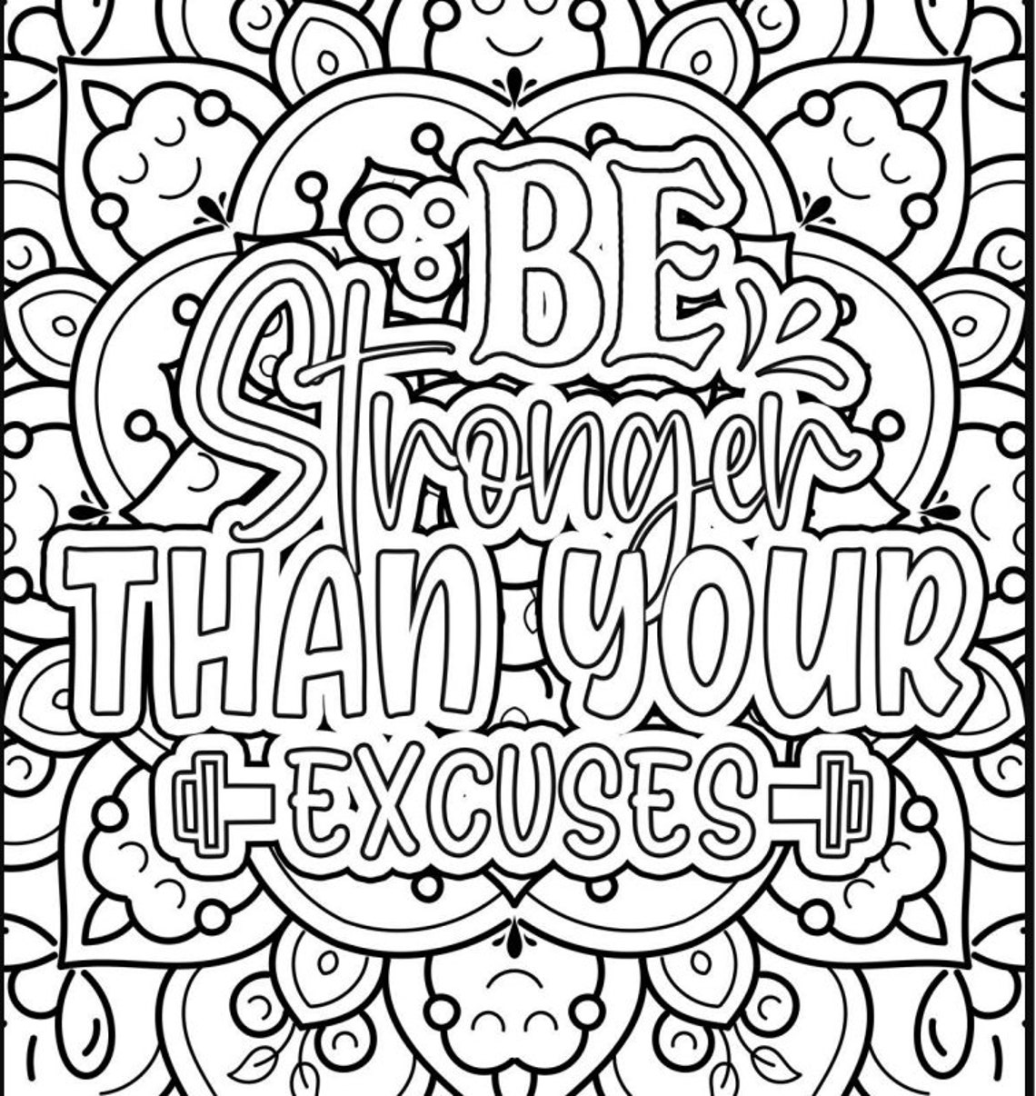 50 Motivational Coloring Pages - Instant Dow - Etsy Canada