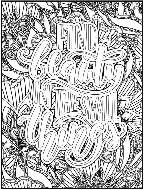 50 Motivational Coloring Pages - Instant Dow - Etsy