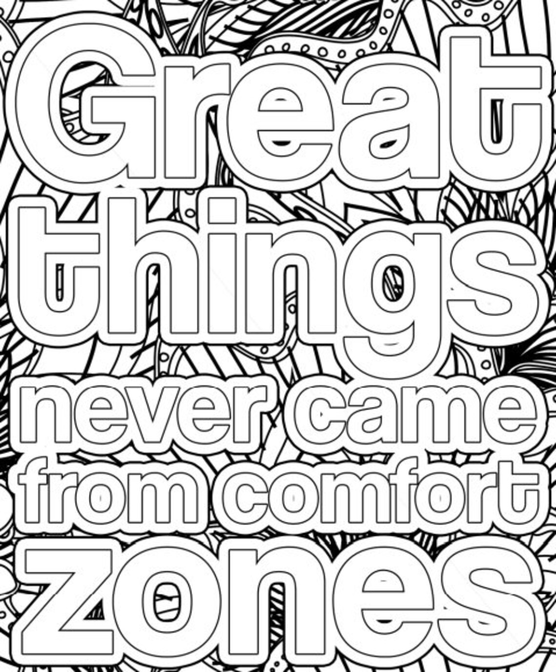 50 Motivational Coloring Pages - Instant Dow - Etsy