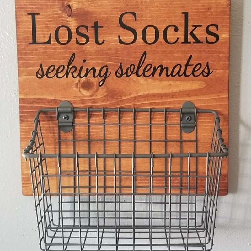 Lost Socks Sign - Etsy
