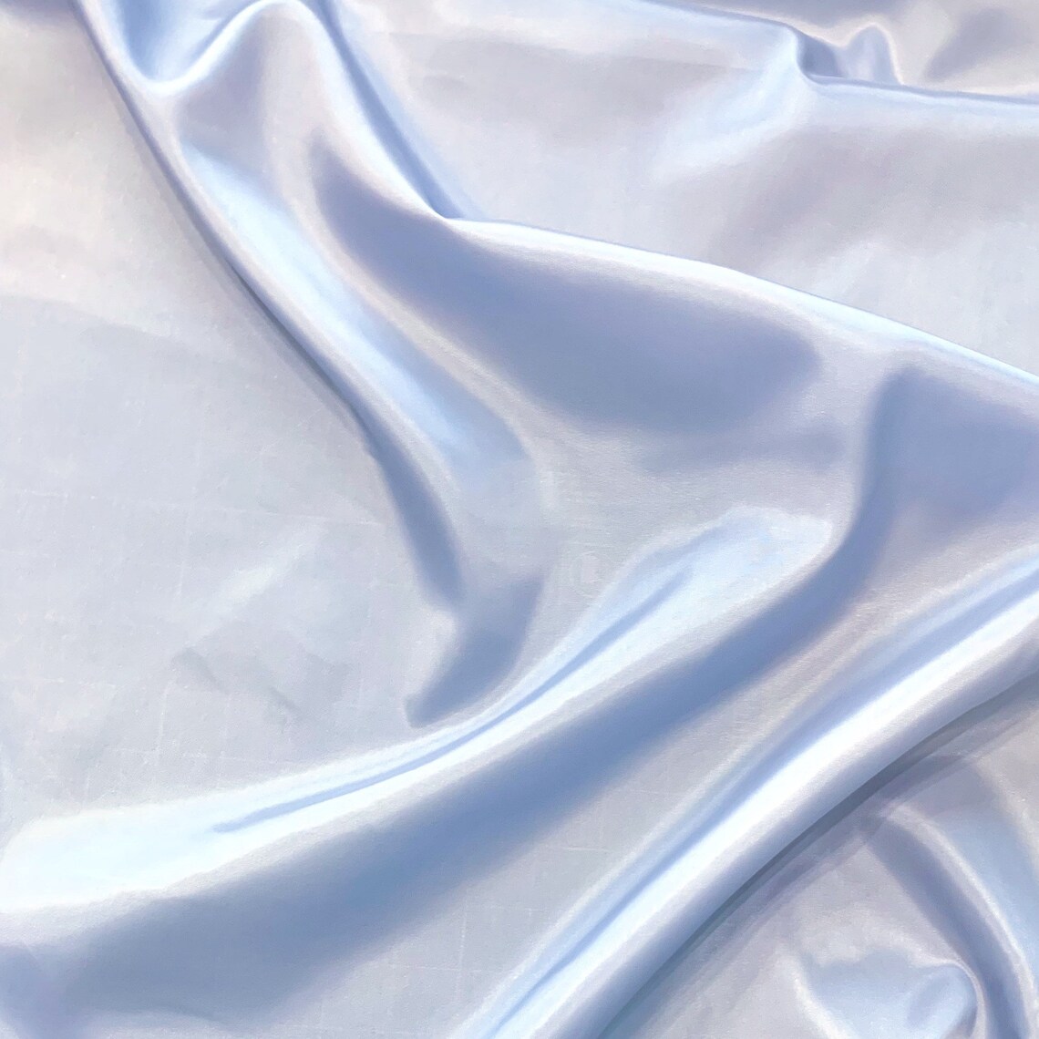 Light Blue Acetate Lining Fabric - Bright Sky Blue Light Lining Textile ...