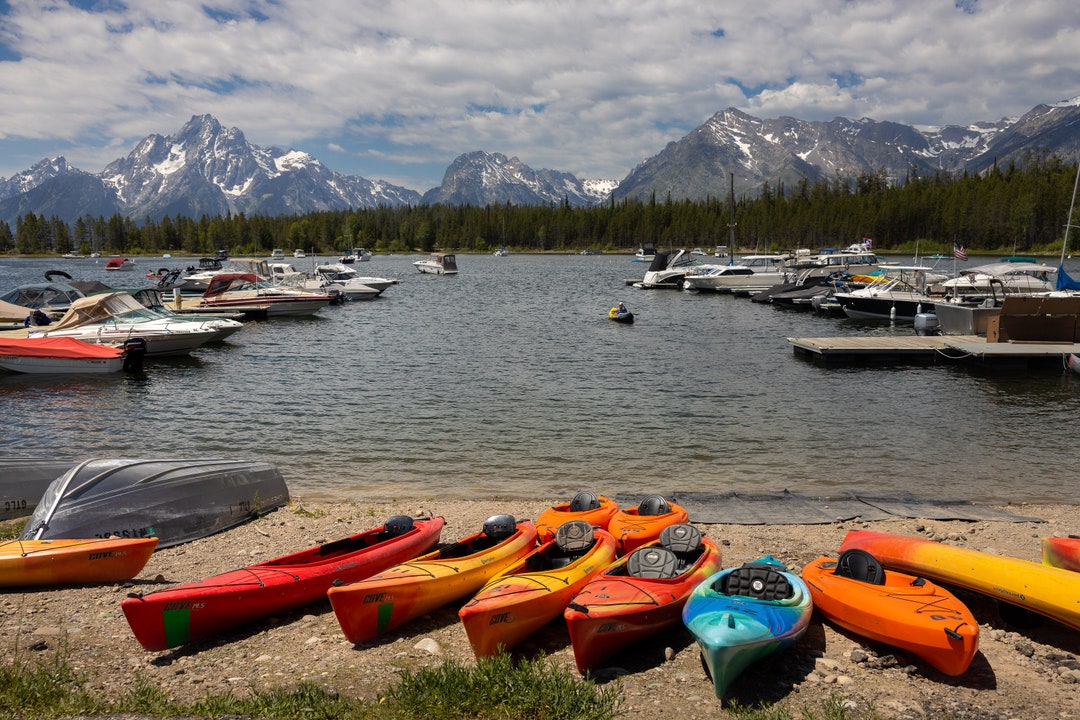Canoes of Yellowstone Lake | Yellowstone National Park | Famous Photo ...