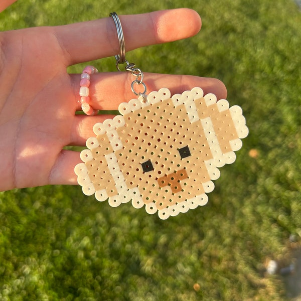 Perler Bead Keychain - Etsy