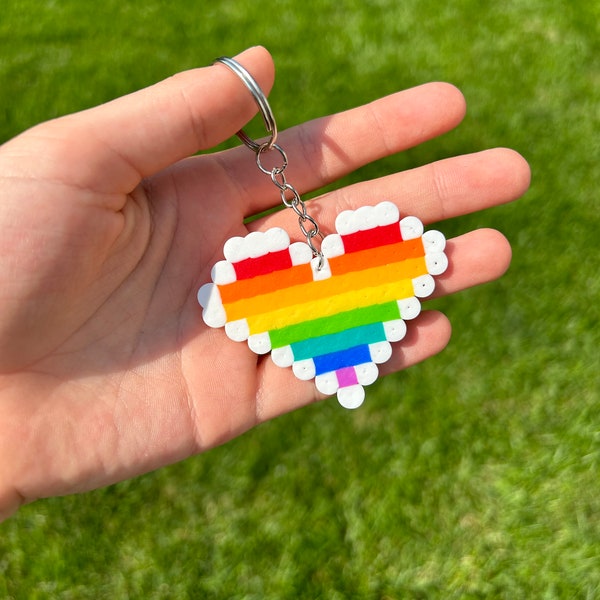 Heart Perler - Etsy