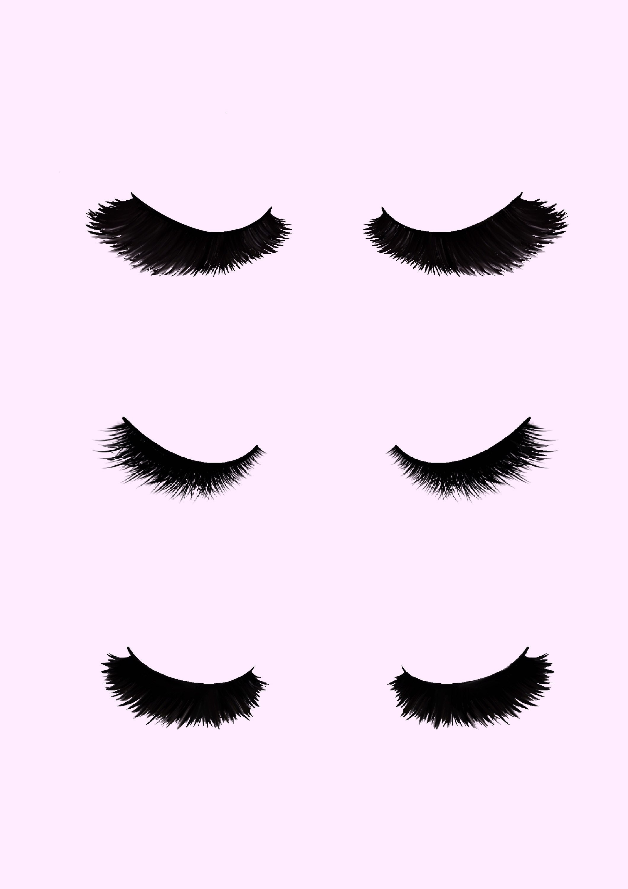 Eyelash Wall Art | Printable | Eyelash Prints Eyelash Signs | Eyelash ...