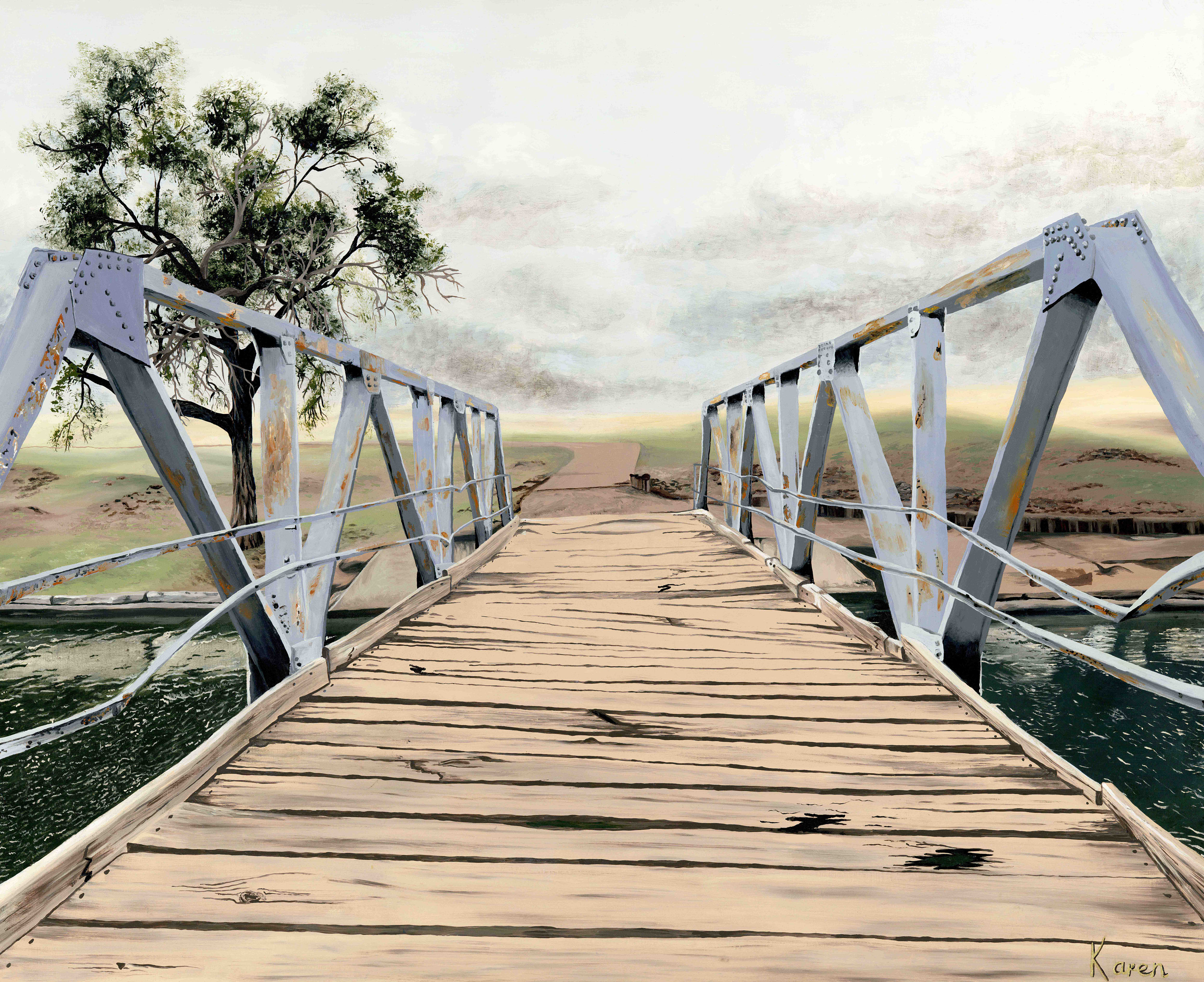 Broken Bridge Art