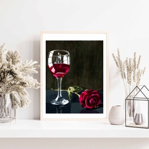 Red Roses Set of 2 Prints - Etsy