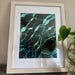 Surface Water Art Print, Based on Original Water Oil Painting, Blue ...