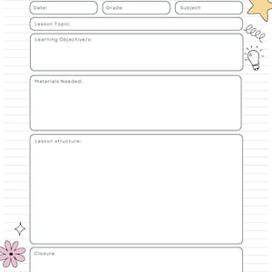 Editable Digital Homeschool Planner | Printable PDF | Undated Weekly ...