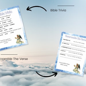 12 PRINTABLE Bible Games Bundle, Bible Scavenger Hunt Games, Bible ...