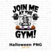 Halloween Skeleton Gym Poster, Workout Motivational Digital Print ...