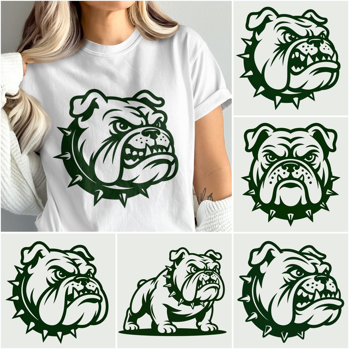 Bulldog Mascot PNG: Digital Art Clipart for DIY Crafts (instant ...
