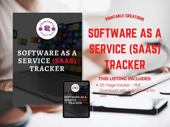 Software as A Service Tracker Subscriptions Tracker - Etsy