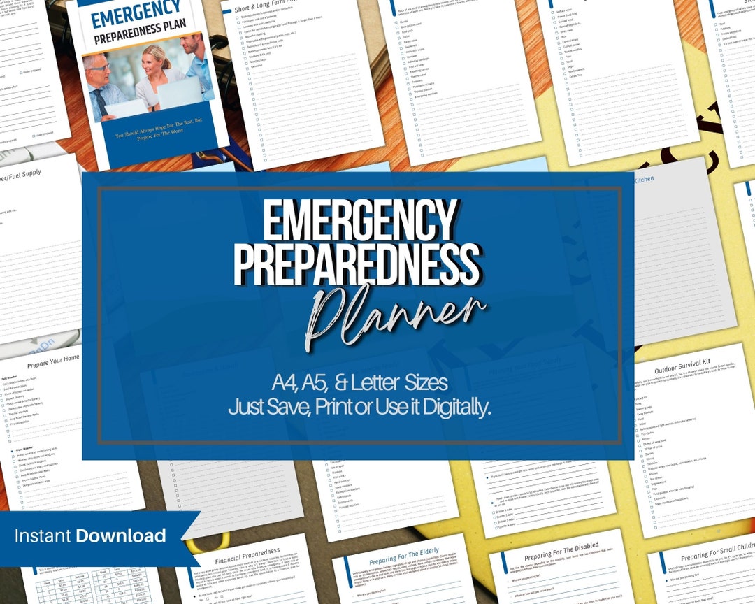 Ultimate Emergency Preparedness Printable Planner & Checklist for ...