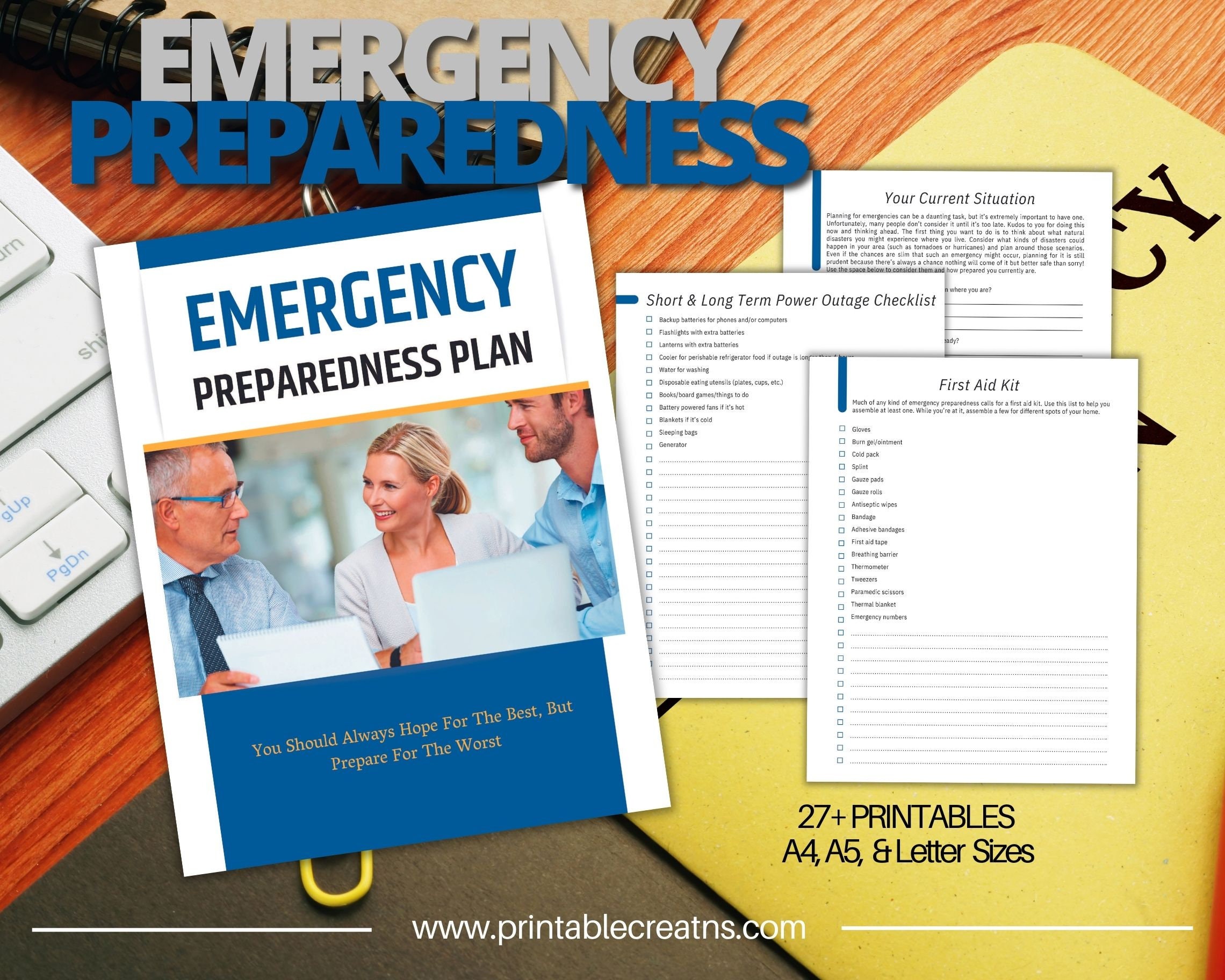 Ultimate Emergency Preparedness Printable Planner & Checklist for ...